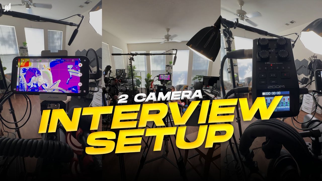 2 Camera Interview Setup - YouTube