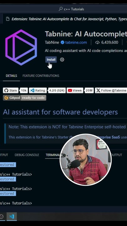 Day 2/100 : Tabnine Extension - AI Auto Complete For VS Code #100daysofcodechallenge ...