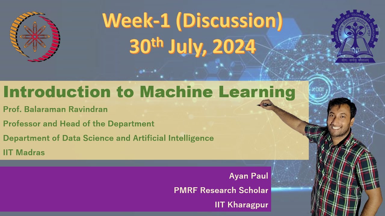 Week 1: Machine Learning Deep Dive | NPTEL noc24-cs101 Full Discussion ...