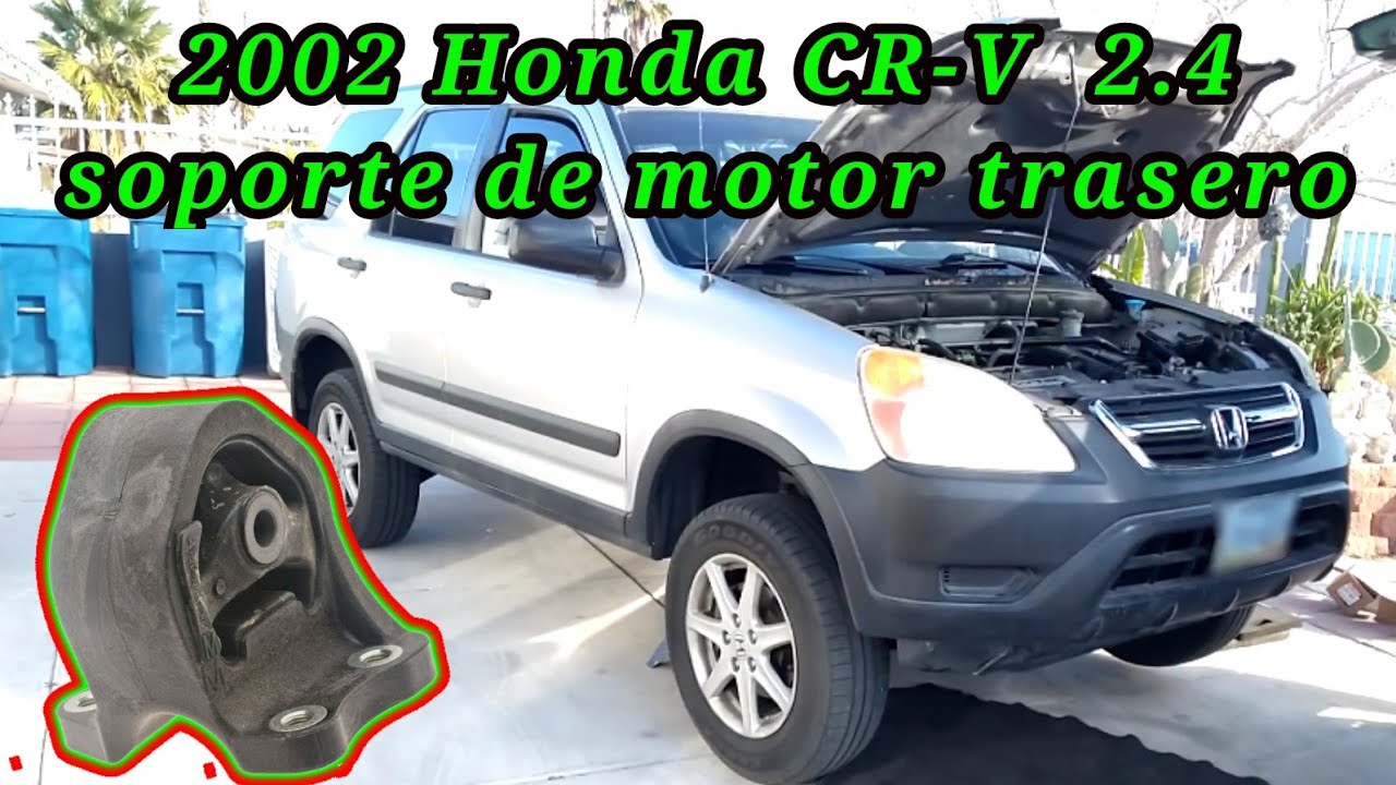 2002 Honda CR-V 2.4 Cómo cambiar el soporte de motor trasero ( How to ...