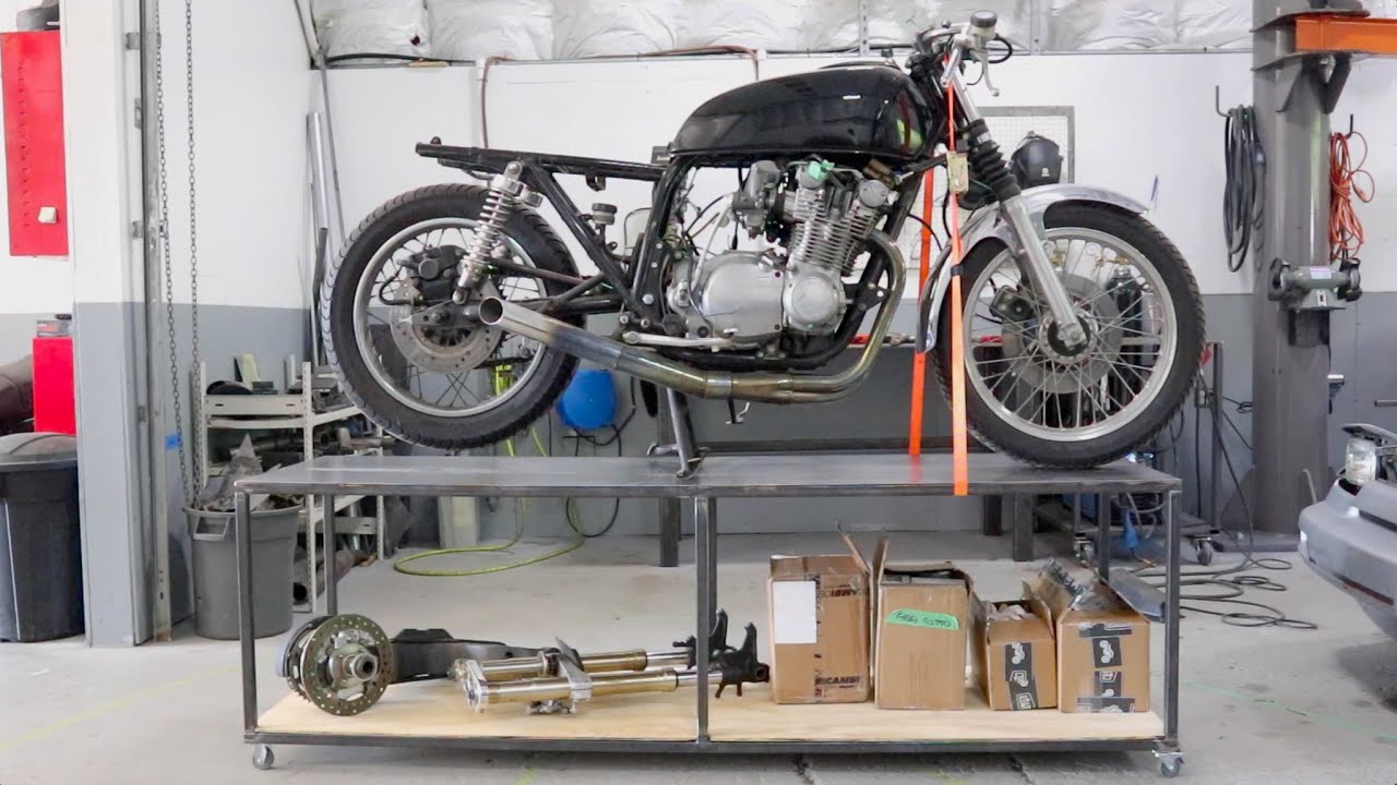 Building a motorcycle bench | Starting a new project - YouTube