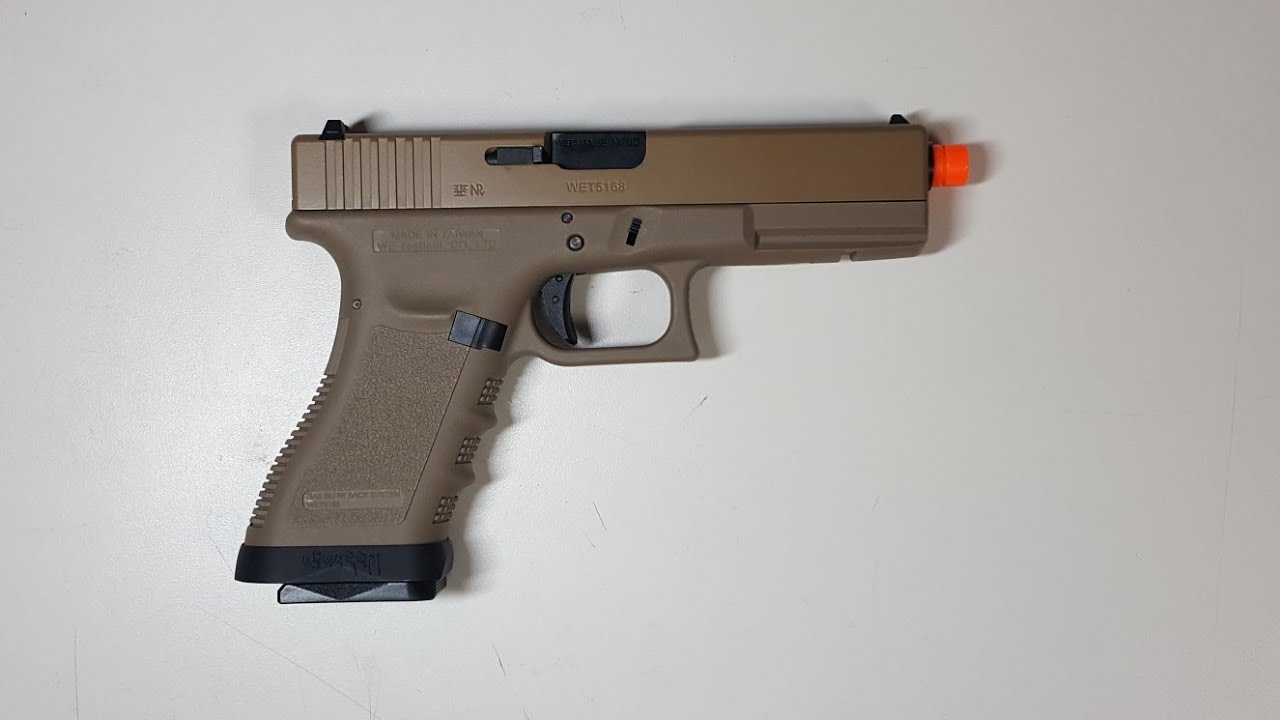 WE g18c tan - YouTube