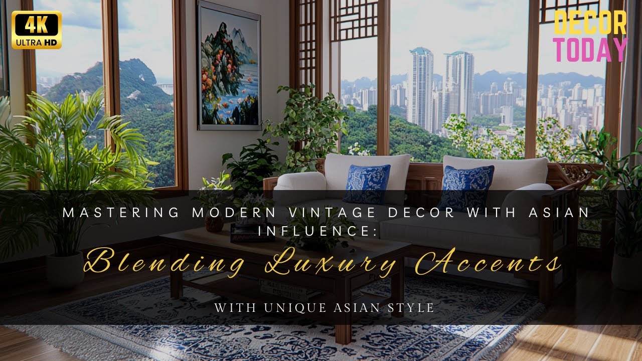 Mastering Modern Vintage Decor with Asian Influence: Blending Luxury ...