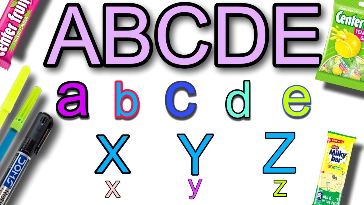 ABCDE | A to Z learning | A to Z writing | kids learning - YouTube