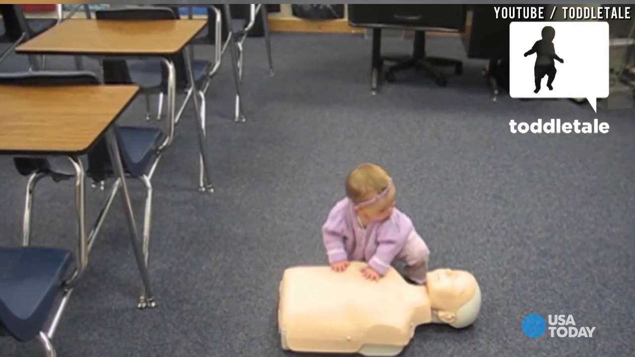 Don't know CPR? This baby can teach you - YouTube