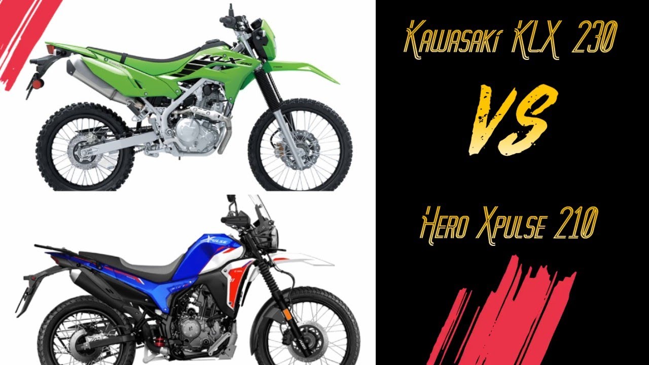 Kawasaki KLX 230 vs Hero Xpulse 210.#heroimpulse #klx230 - YouTube