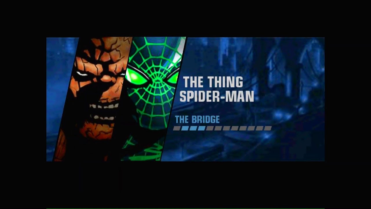 Marvel Nemesis Rise Of The Imperfects-The Thing Vs Spiderman - YouTube