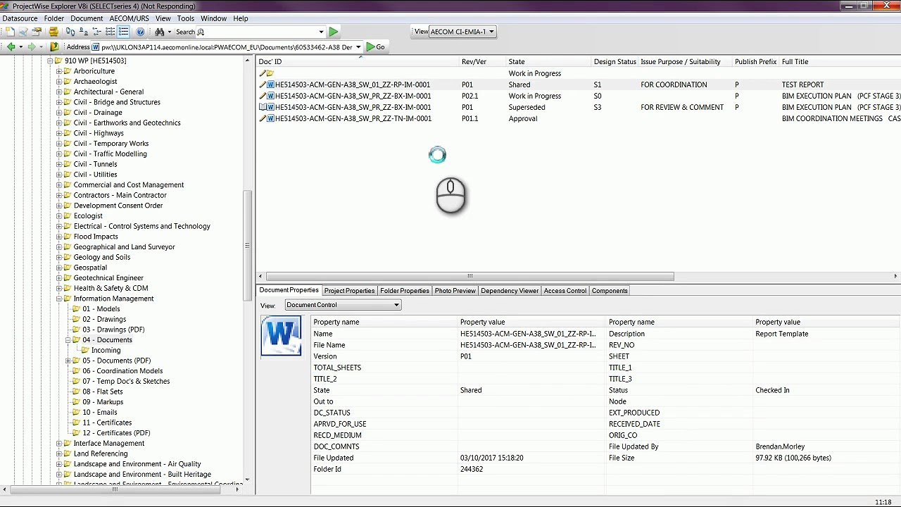How To Revise A File On Projectwise Youtube