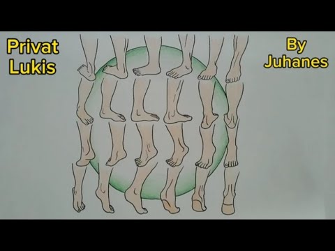 Menggambar Kaki bagi pemula / How to draw Feet for the beginning 787 ...