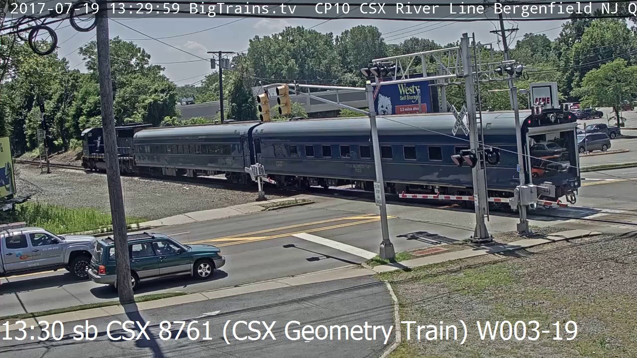 BigTrains.TV July 19 2017 CSX Geometry Train - YouTube