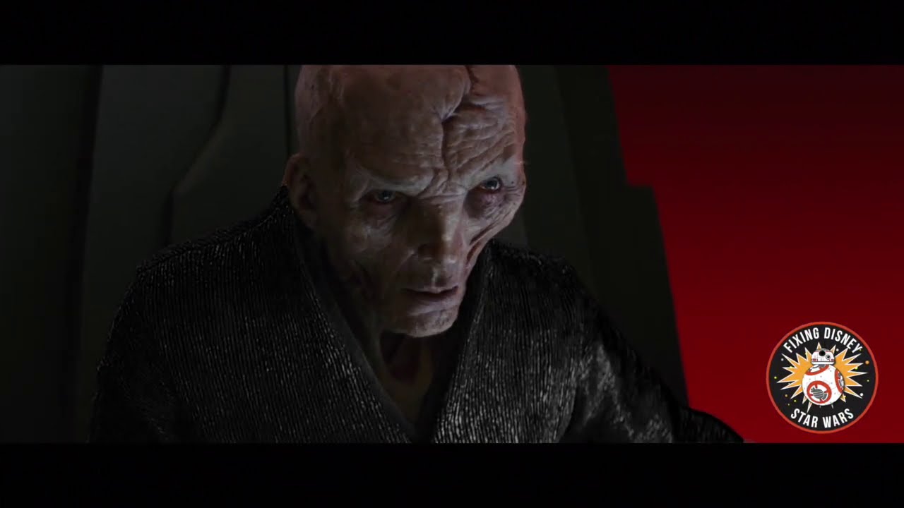 VFX Test: Black Snoke Robes - Star Wars: The Last Jedi "Senate Cut" fan ...