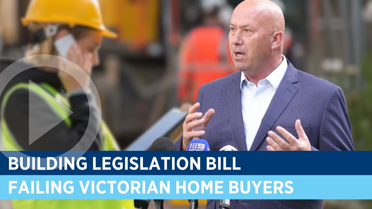 Building Legislation Bill Failing Victorian Buyers - YouTube