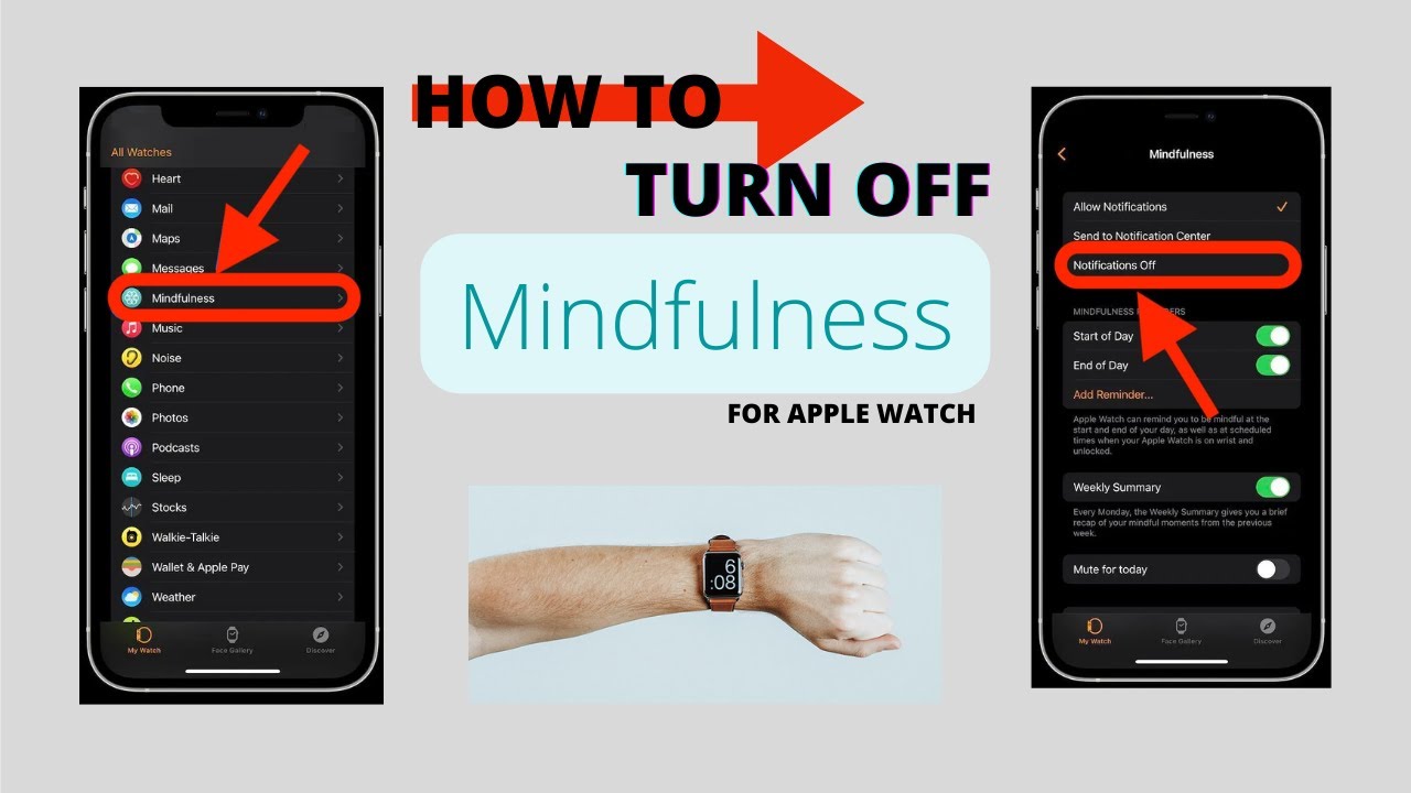 Turn Off Mindfulness Notifications for Apple Watch in 3 Steps - YouTube