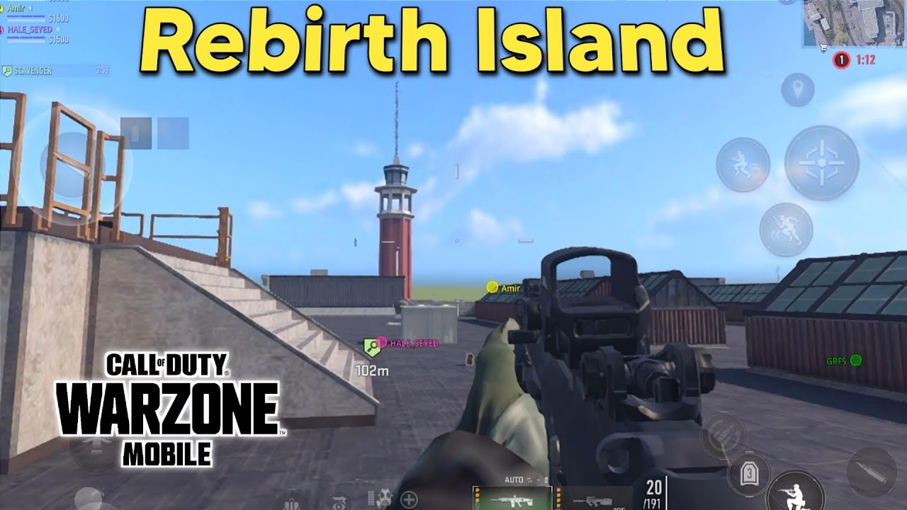 Warzone Mobile iOS Gameplay (Rebirth Island) - YouTube