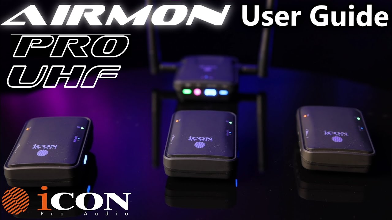 iCON Airmon Pro / UHF Overview & Setup Guide - Wireless Monitoring for Stage and Studio ...