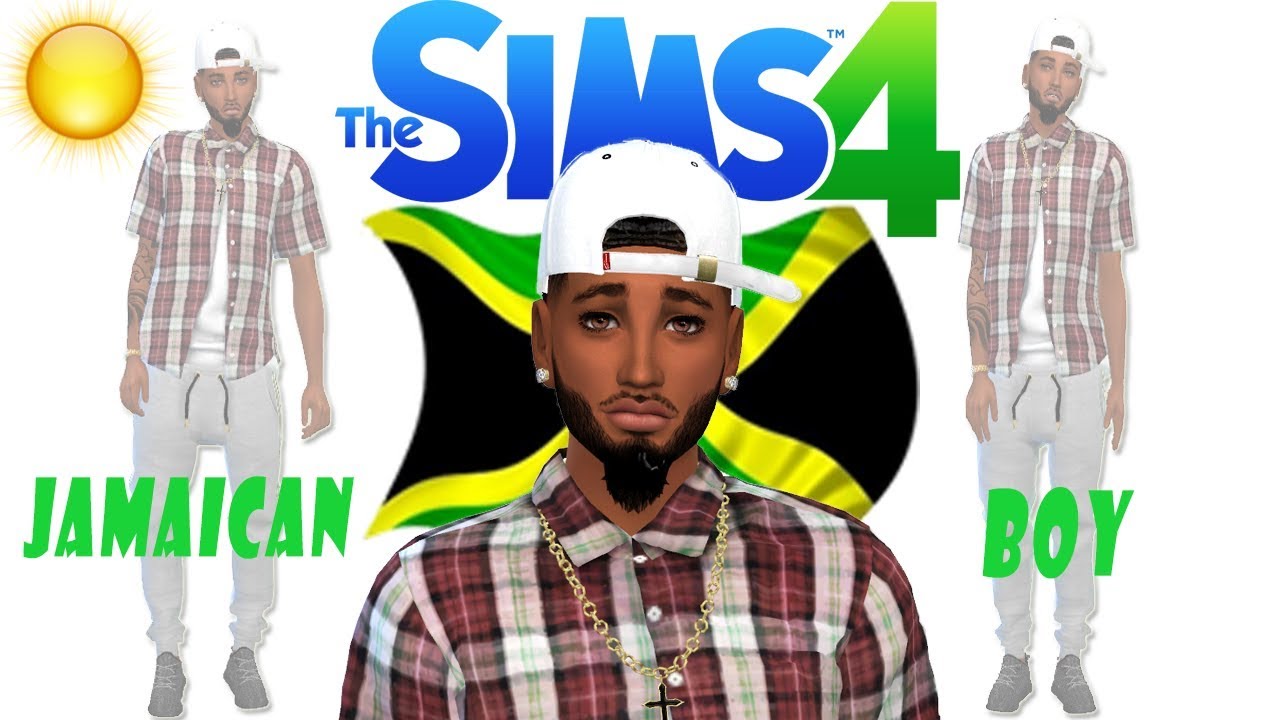 Sims 4 CAS | Jamaican Boy Jayce Davidson ! - YouTube