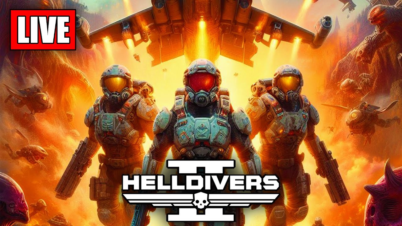 *LIVE* Spilling Oil And Bug Guts In Helldivers 2 - YouTube