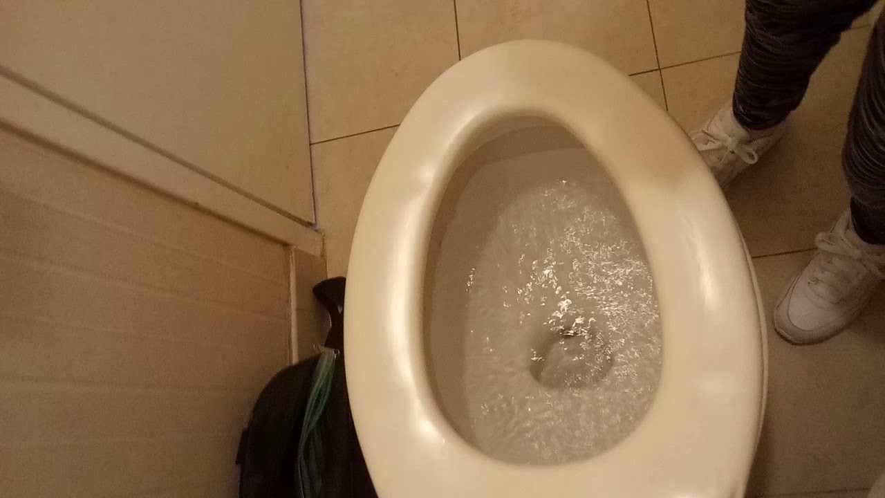 When you -- Throw a tissue into the toilet - YouTube