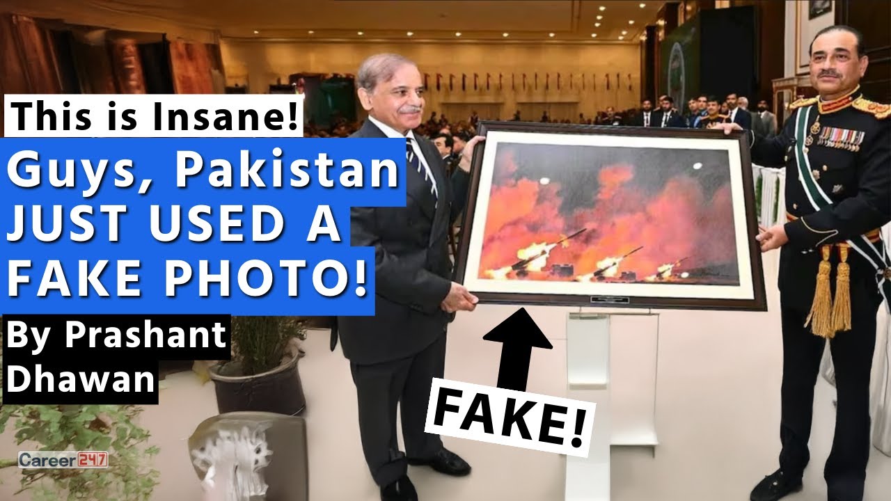 PAKISTAN PM JUST GIFTED THIS FAKE PHOTO TO "FIELD MARSHALL" ASIM MUNIR ...