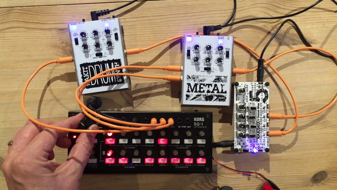 Rakit Metal with Rakit Drum and Korg SQ-1 - YouTube