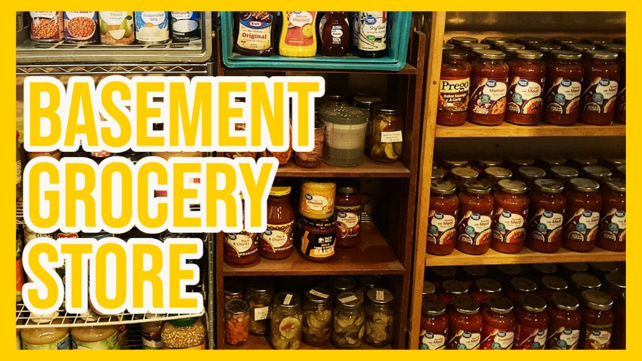 Building a Grocery Store in my Basement | PANTRY RESTOCK | Home Grocery ...