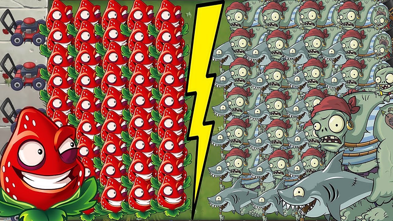Plants vs Zombies 2: Strawburst Pvz2 Vs Zomboss Gargantuar: Gameplay ...
