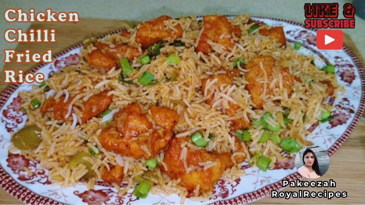 Chicken Chilli Fried Rice Recipe | Easy Homemade Asian Cuisine ...