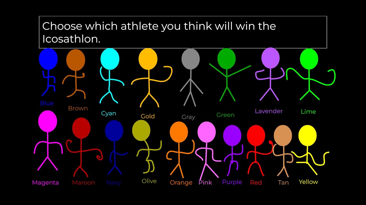 Icosathlon Day 1 - Sprinting Tournament - YouTube