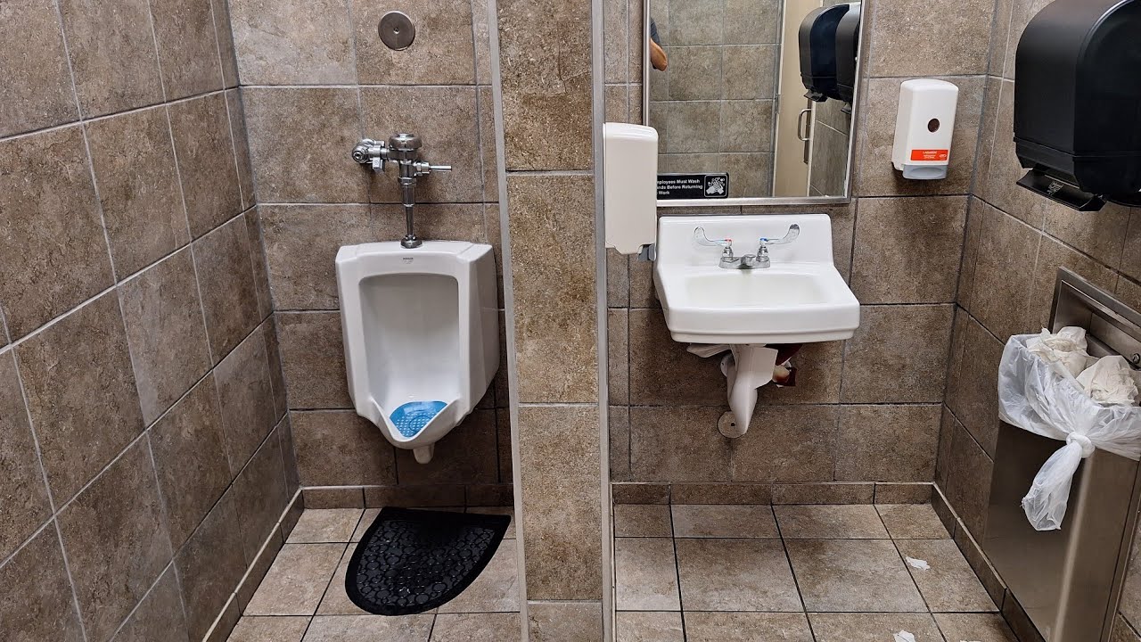 Whataburger Men's Restroom - YouTube