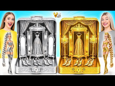 Harika Bebek Evi İnşası Altın vs Gümüş Meydan Okuma | Yaratıcı Oda Fikirler Multi DO Smile