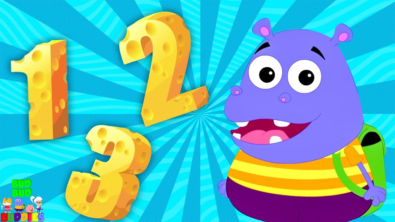 Ten Little Numbers Learn 1 to 10 Cartoon Video for Kids by Bud Bud ...