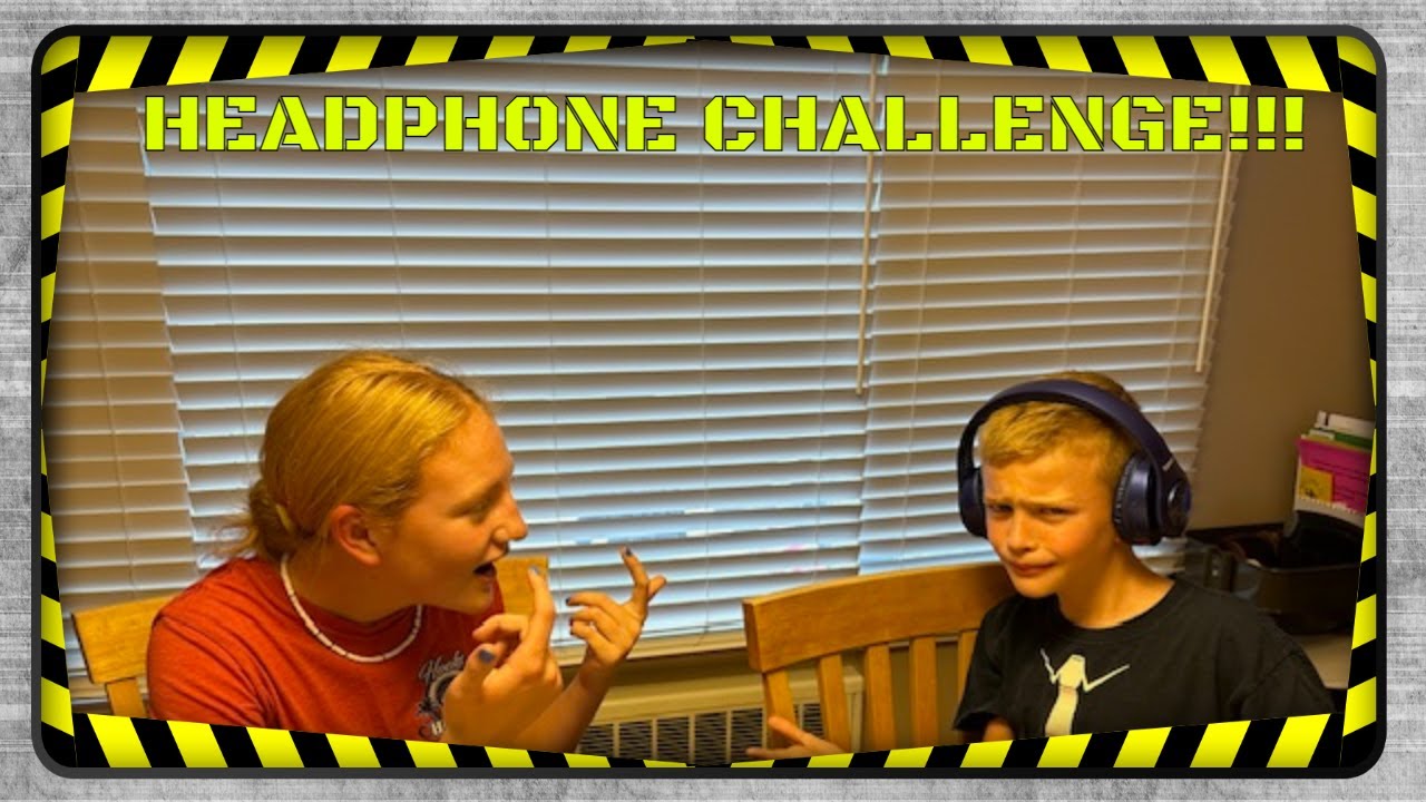 HILARIOUS Headphone Challenge!! - YouTube