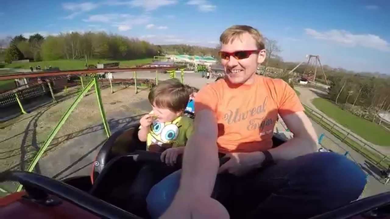 Jon's first roller-coaster ride. The Lady Bird @ Lightwater Valley ...