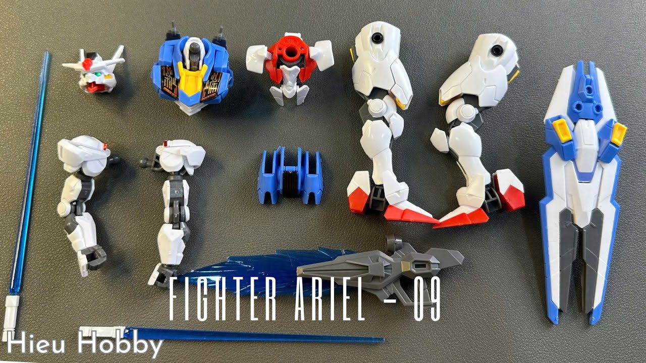 Trải Nghiệm - Lắp Ráp Mô Hình Gumpla Fighter Ariel - 09 - 1:144 - YouTube