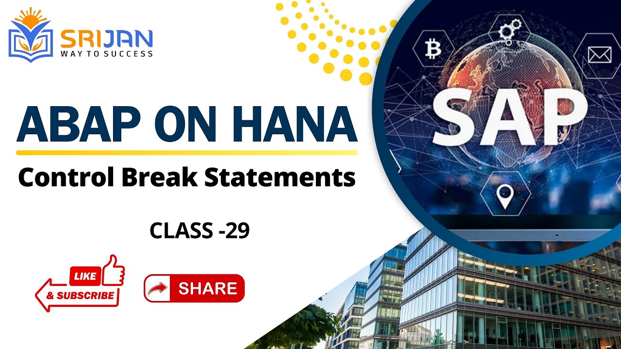 29. Control Break Statements and Field Symbols - YouTube