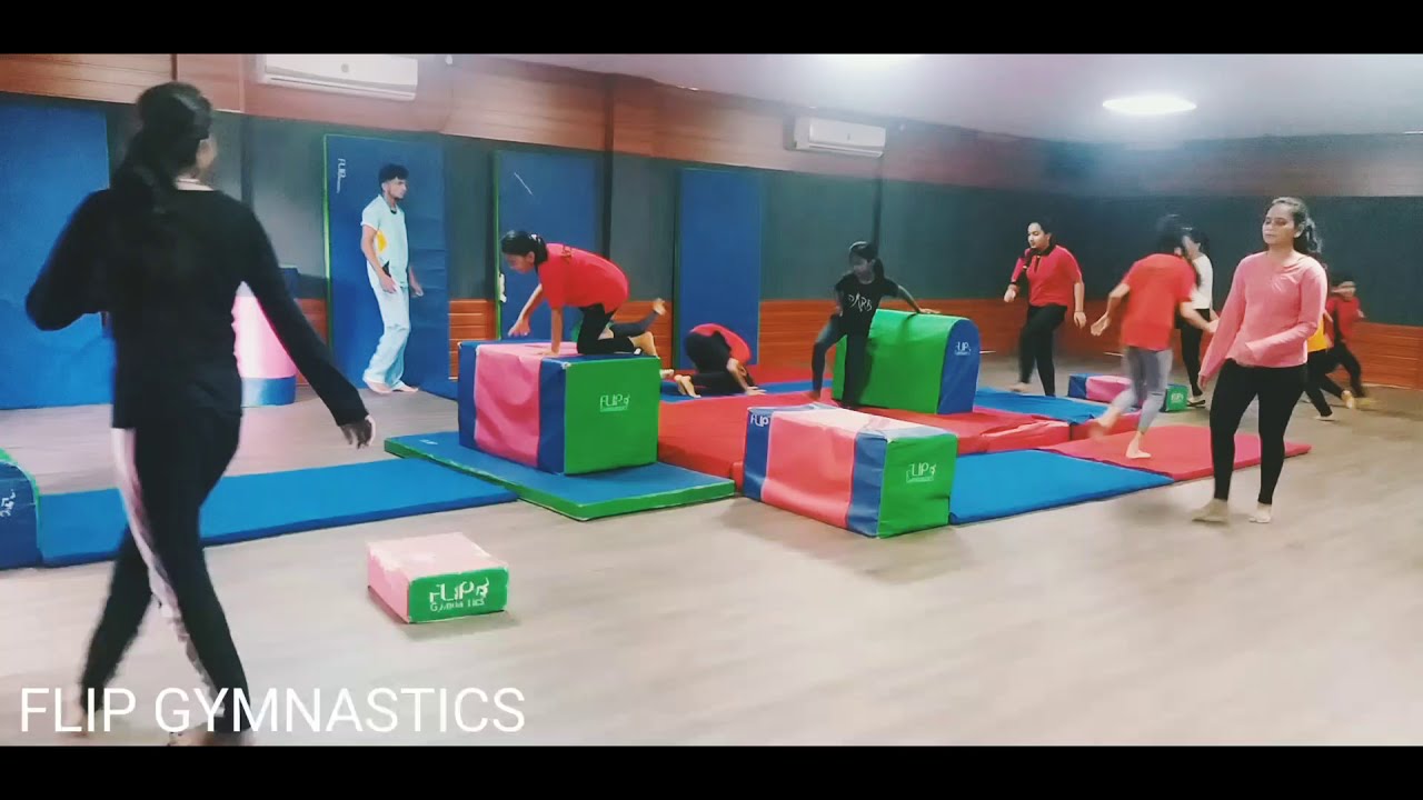FLIP GYMNASTICS (KIDS PRACTICE ) - YouTube
