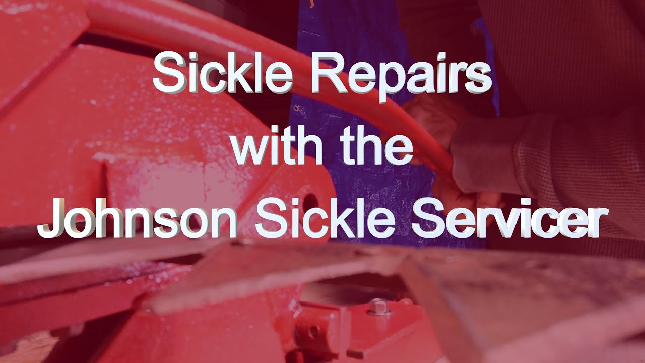 IH Sickle Repair with the Johnson Sickle Servicer - YouTube