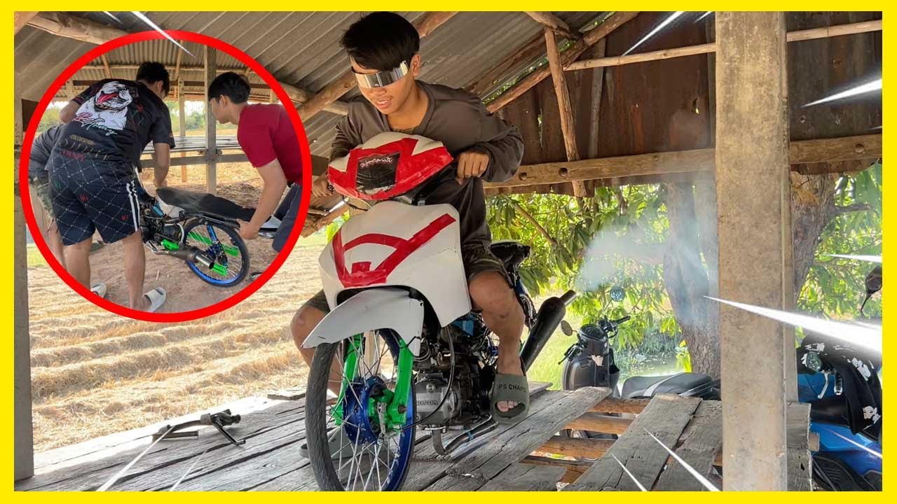 ท่อซ้ายท้ายมังกร ออกตัวบนศาลา ทรงเชงฝาบินวาวล์ขาด - YouTube