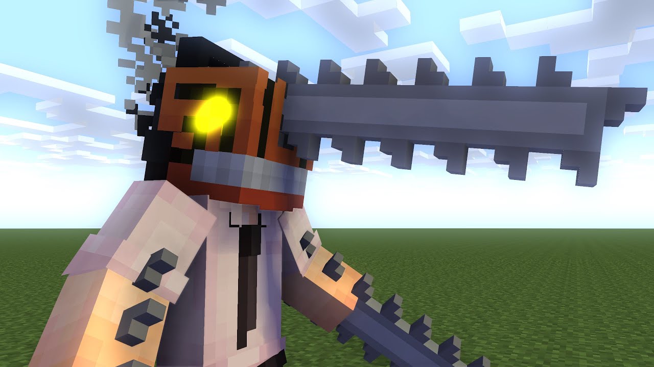 CHAINSAW MAN TEST (minecraft animation) - YouTube