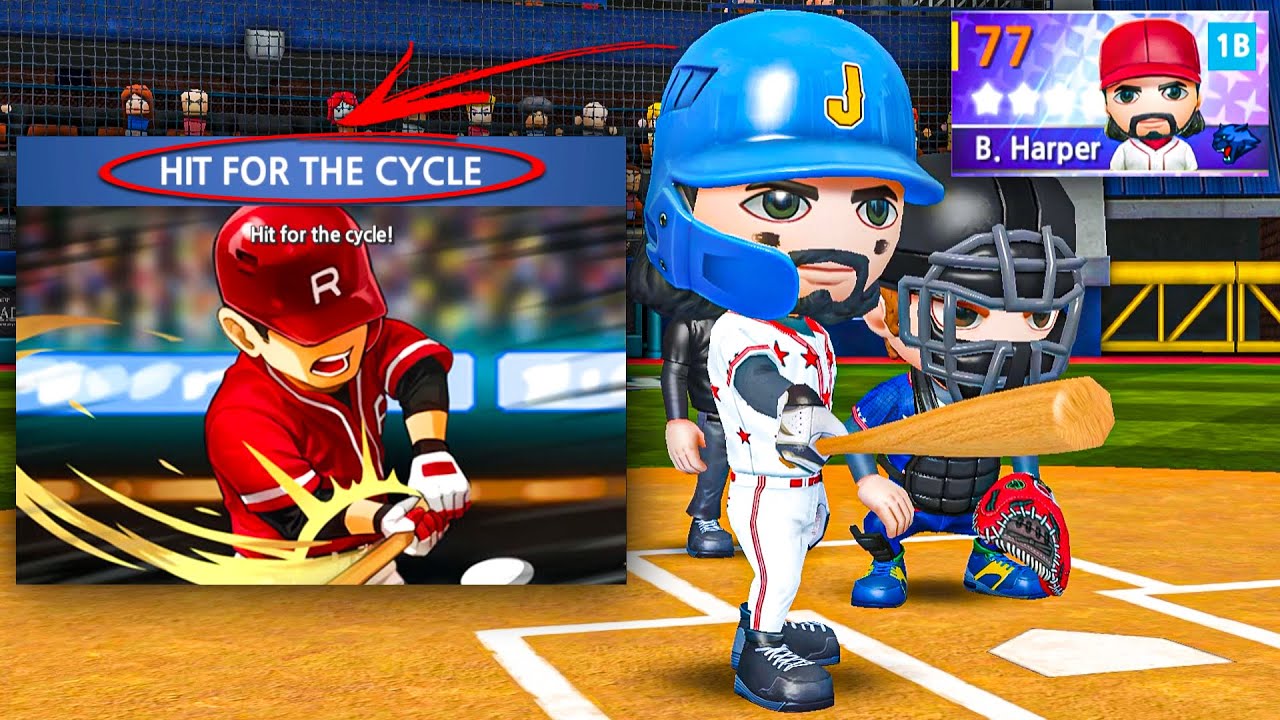 BRYCE HARPER HITS FOR THE CYCLE! - Baseball 9 - YouTube