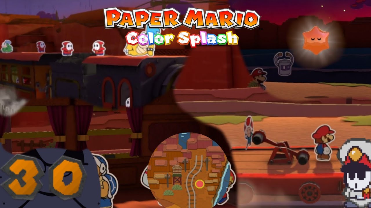 Express at Sunfall - Let's Play: Paper Mario Color Splash #30 - YouTube