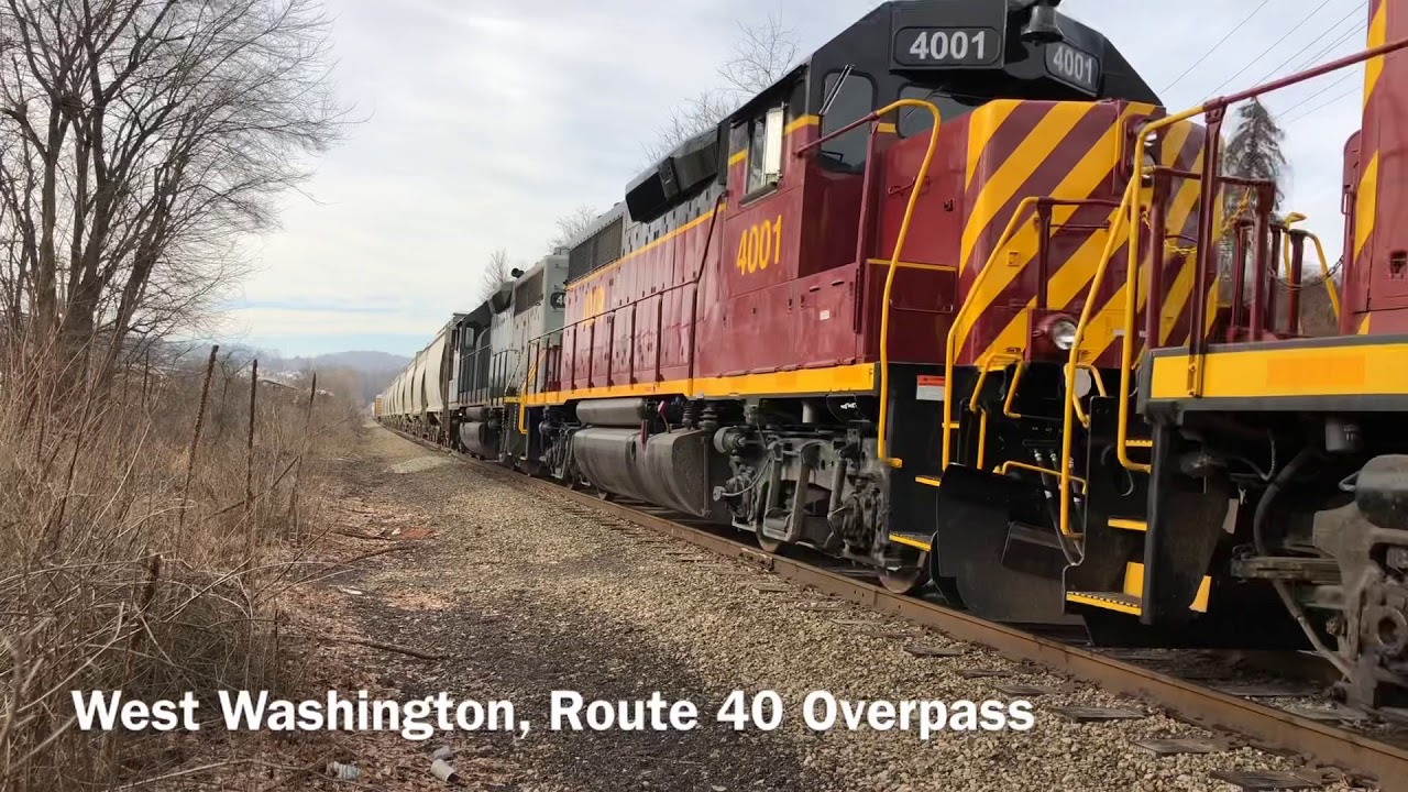 AVR-3, Allegheny Valley Railroad - YouTube
