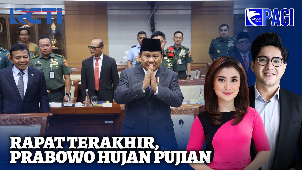 Rapat Terakhir, Prabowo Subianto Dapat Bunga Matahari dari Anggota ...