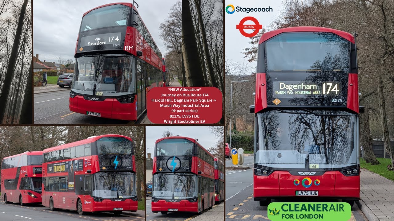 *New Allocation* Journey on Bus Route 174 (82175 | LV75 HJE) [4/4 ...