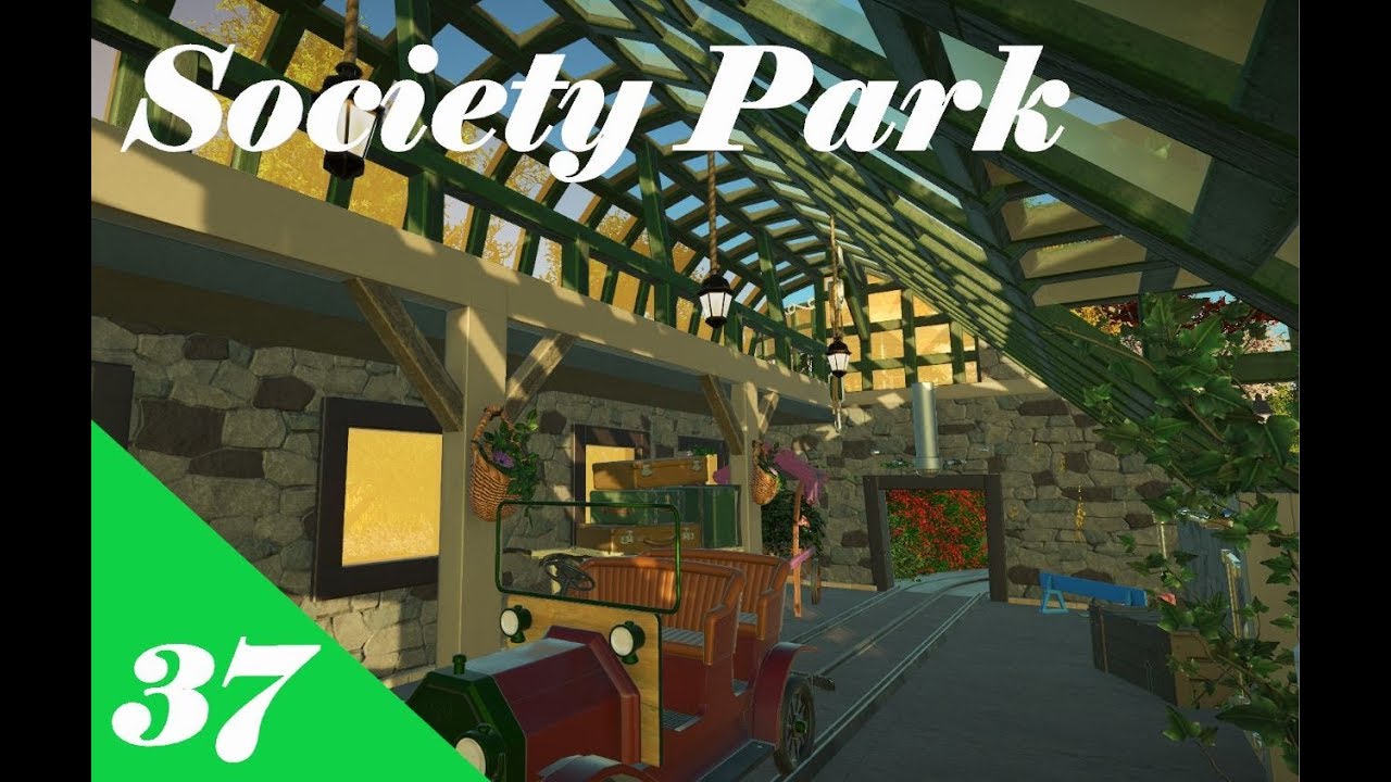 Planet Coaster | Society Park Part 37 | Cars and Flowers - YouTube