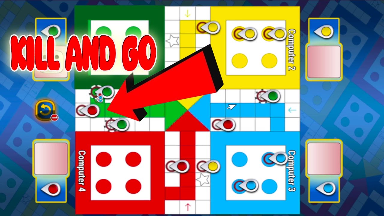 kill and go to red home area // ludo king gameplay // ludo king game ...
