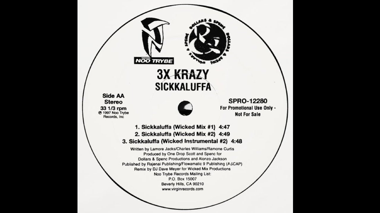 3X Krazy - Sickkaluffa (Wicked Mix #1) - YouTube