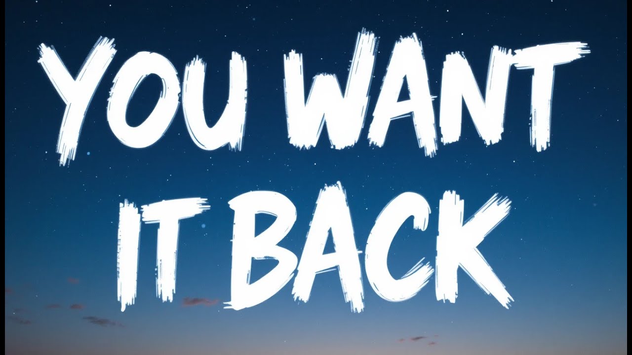 You Want It Back | Nighcore Rhythm | Official Lyrics Video | Copyright ...
