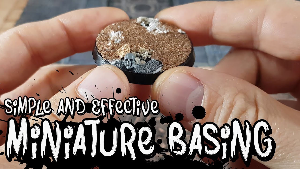 How to Base Your Miniatures Simply and Effectively - YouTube