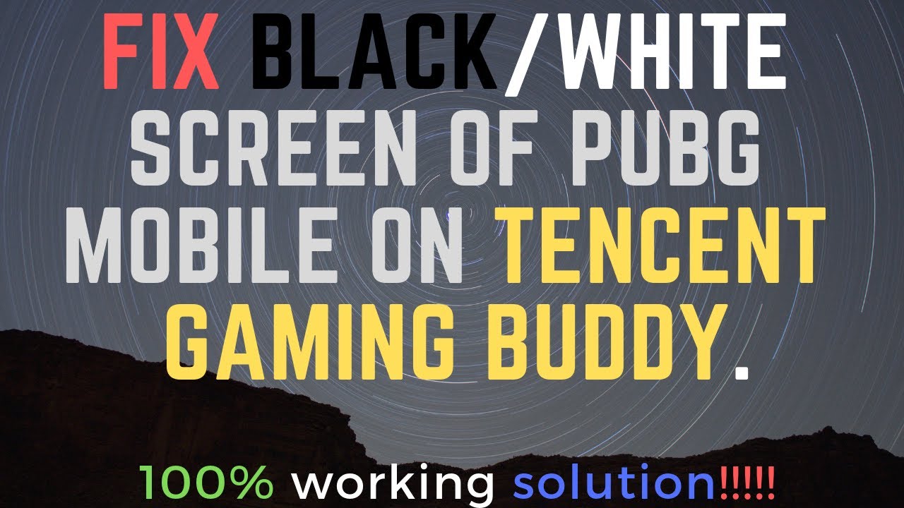 How to Fix White/Black Loading Screen in PUBG Mobile on PC - Tencent ...
